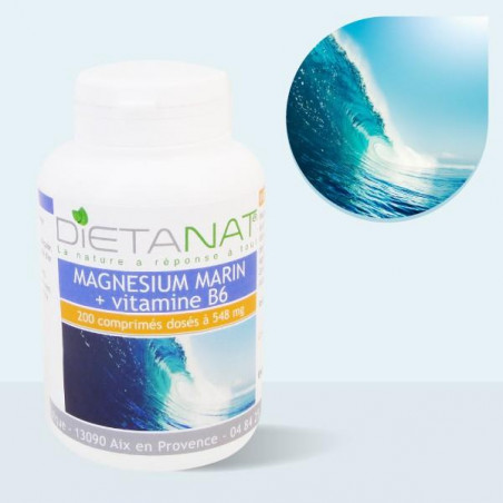 Magnésium Marin Vitamine B6 200 comprimés 548mg